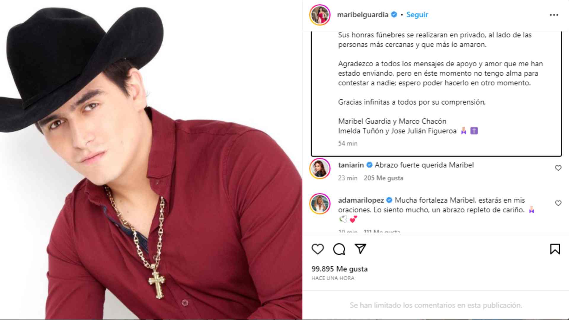 Maribel Guardia revela causa de muerte de su hijo - Apartado MEX Maribel Guardia revela causa de muerte de su hijo - Apartado MEX